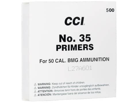 CCI 50 BMG Military Primers #35 Box of 500 - ArmsCor USA