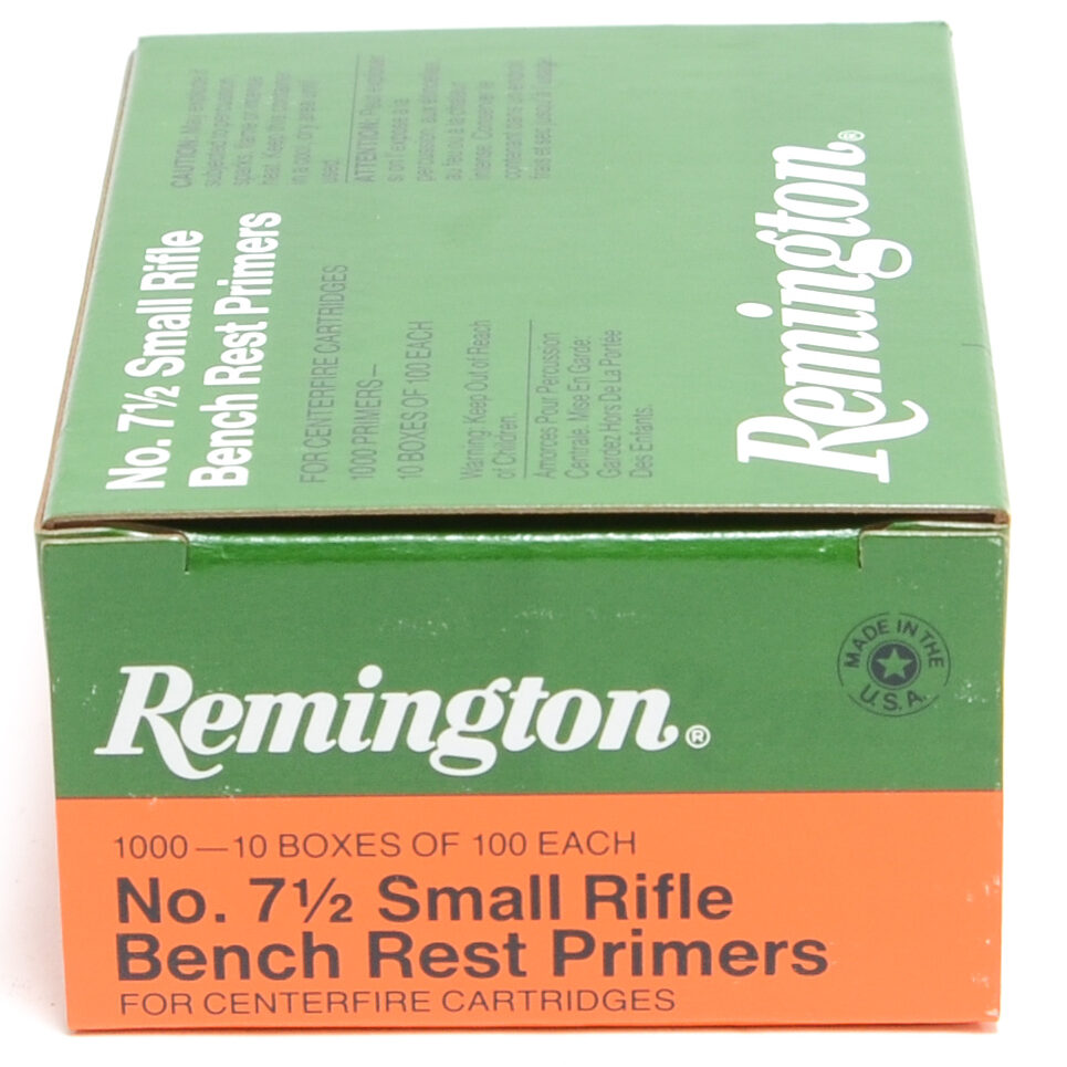 Remington 7 1/2 Small Rifle Bench Rest Primers (1000 ct box) - ArmsCor USA